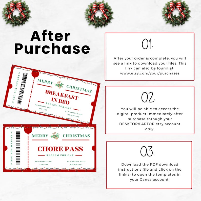 Christmas Coupon Book Editable | Printable Christmas Coupon Book ...