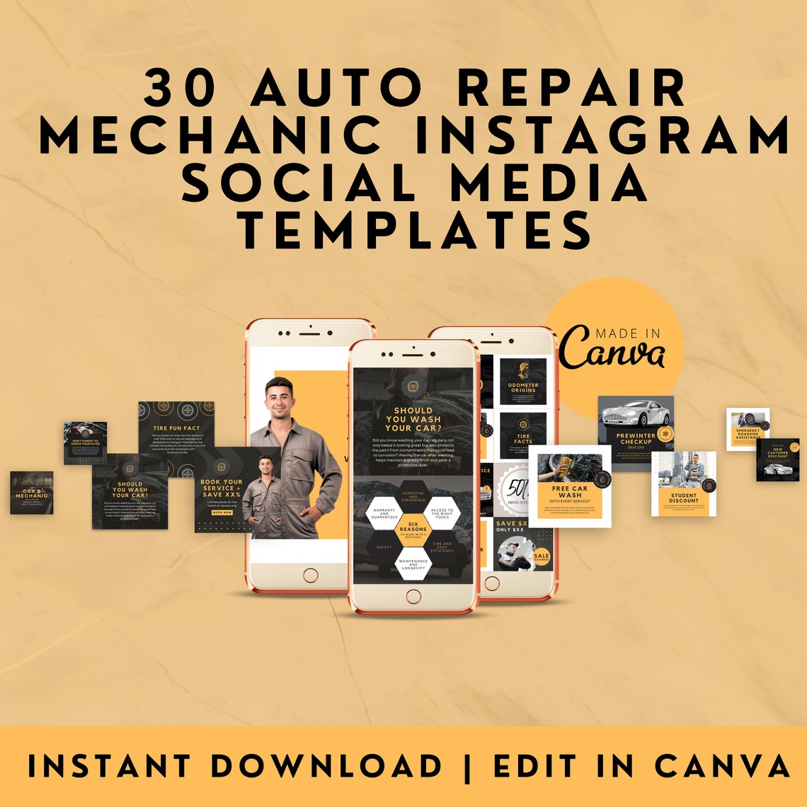 Auto Repair Shop| Mechanic Template | Car Shop Instagram | Auto ...