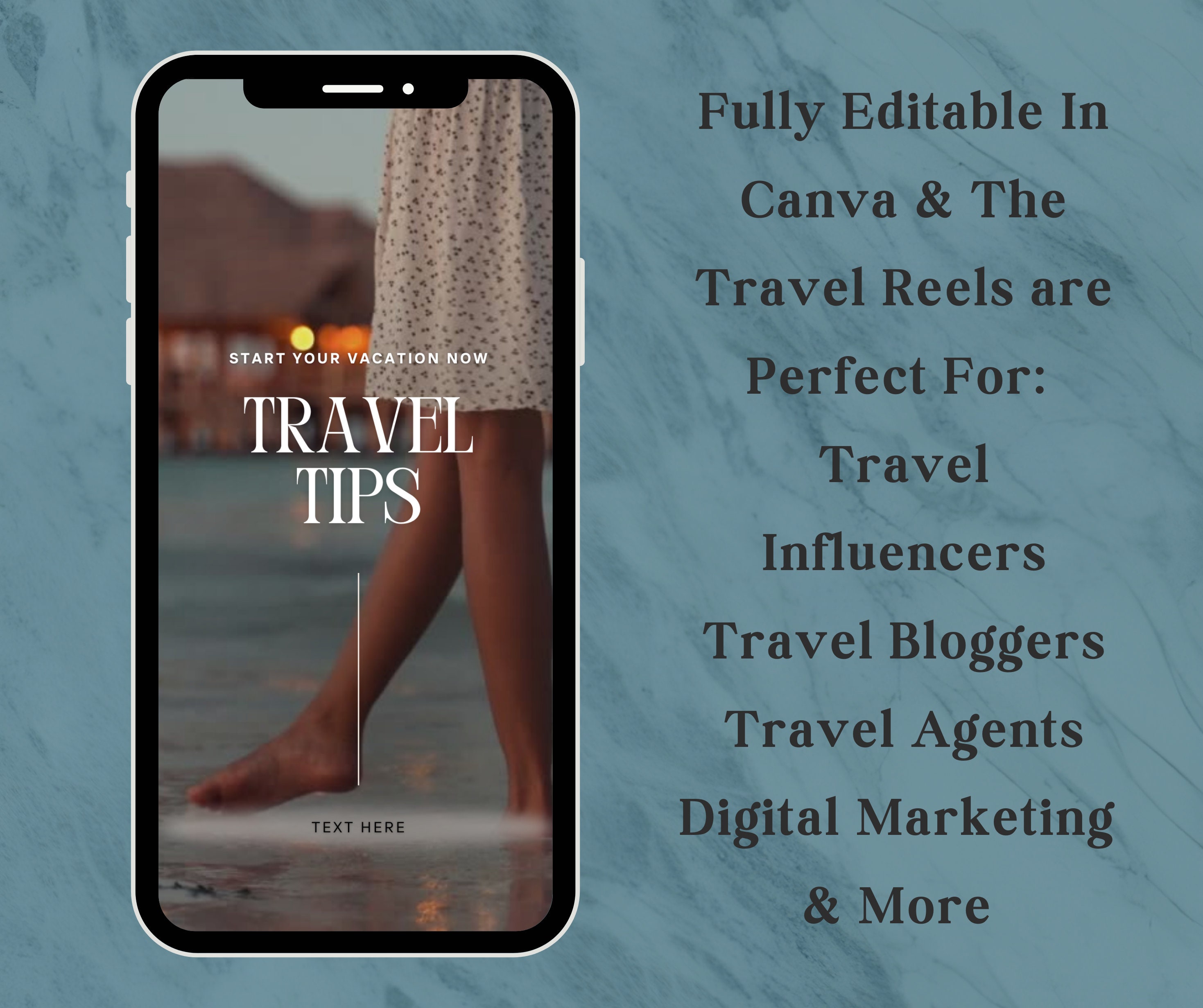 100 Luxury Travel Faceless Instagram Reels Marketing Branding Kit reels ...