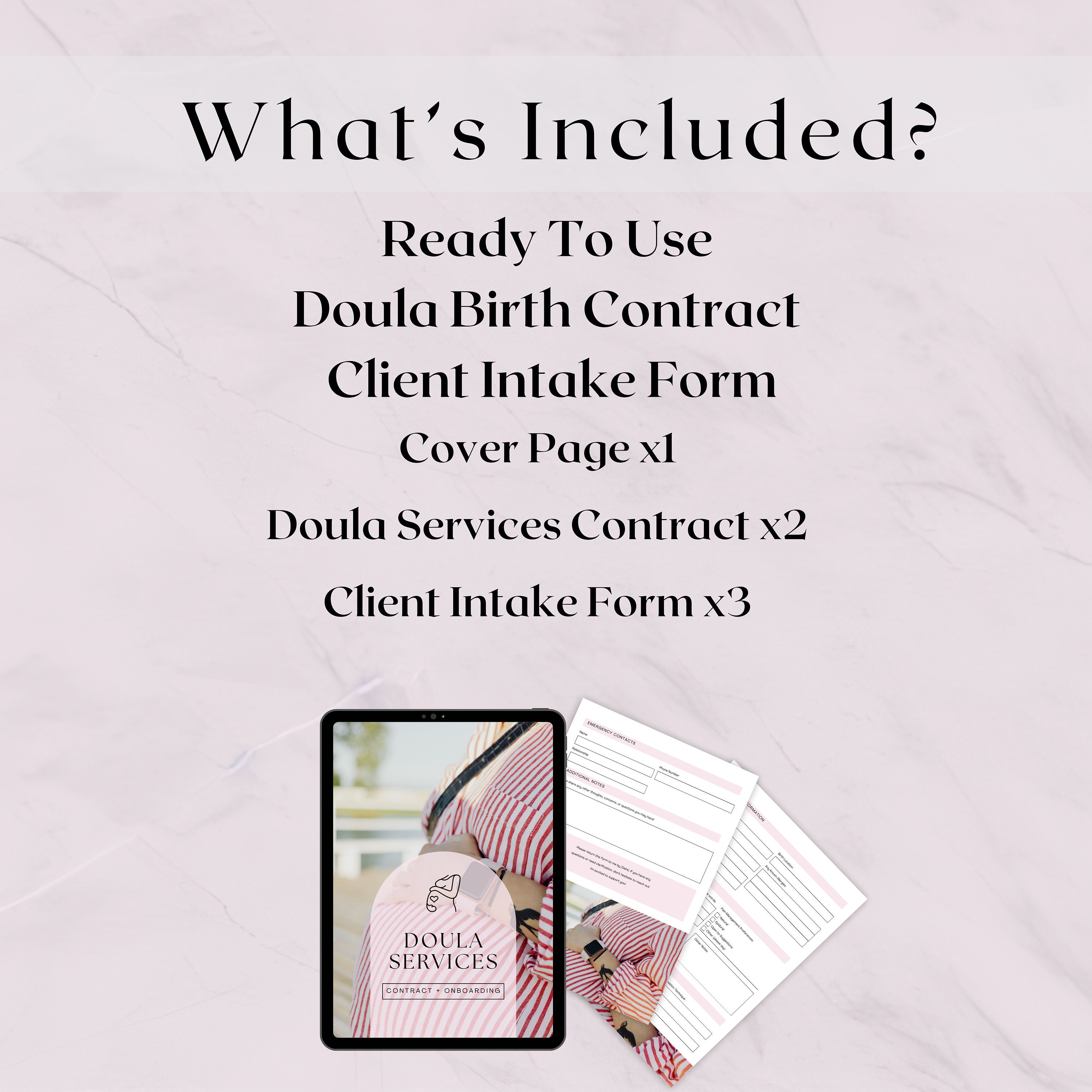 Birth Doula Intake Form Doula Templates New Client Bundle for Birth ...