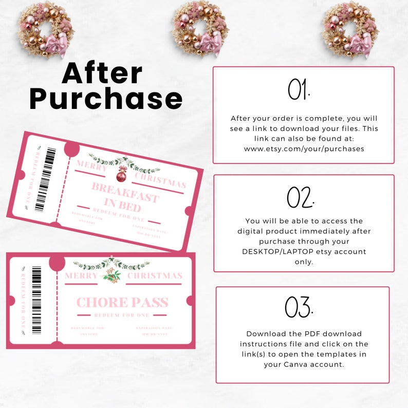 Christmas Coupon Book Editable Printable Christmas Coupon Book ...