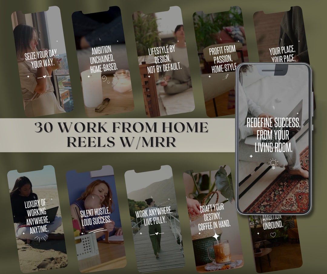 Work From Home Faceless Reel|digital Marketing | Master Resell Rights ...