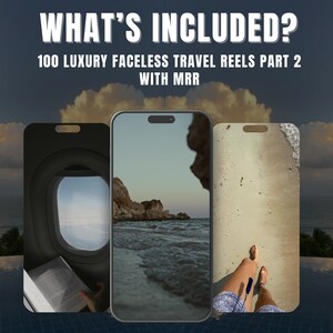 Luxury Travel Faceless Instagram Reels: Canva Templates (MRR) - Etsy