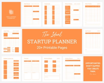 Startup Costs Worksheet Printable Plan Your Business the Startup ...