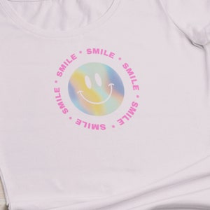 Smiley Face T-shirt Coquette Clothing Preppy Stuff Preppy T-shirt - Etsy