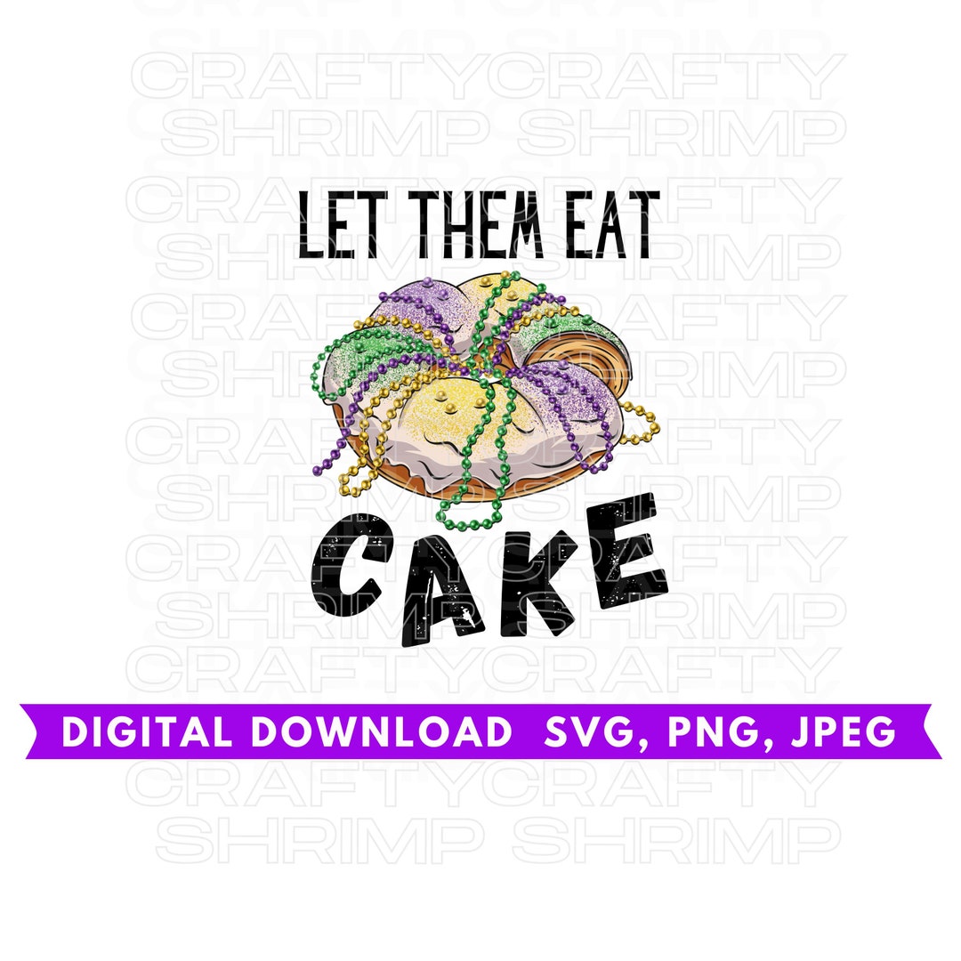 King Cake SVG, Mardi Gras PNG, SVG - Etsy