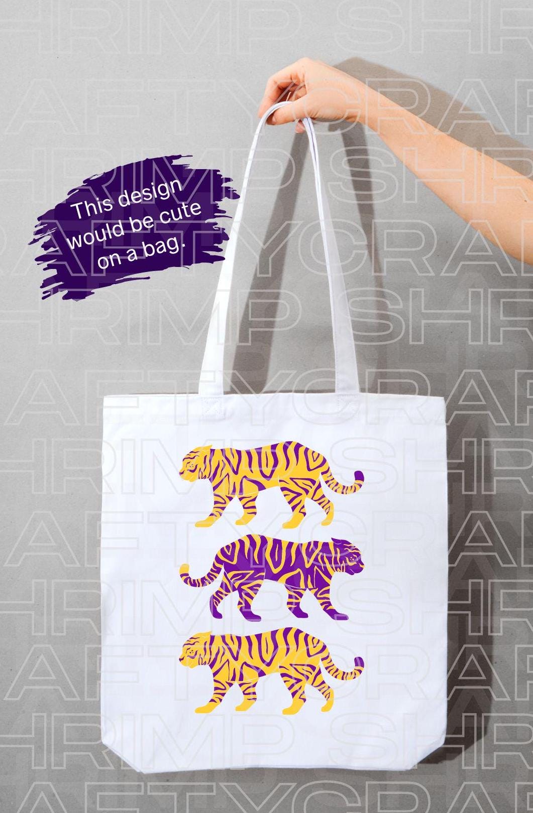 Stacked Tigers PNG: Football Team Pride Digital File - Etsy