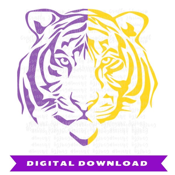 Lsu Tigers Svg - Etsy