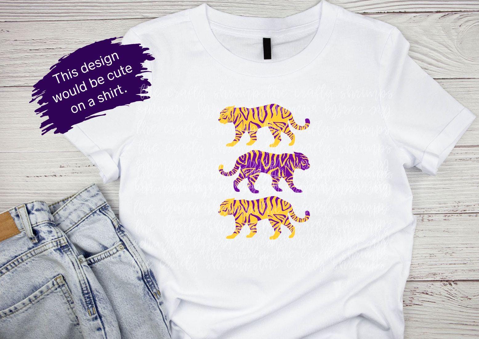 Tigers PNG, Stacked Tigers Digital File, Football Tigers - Etsy
