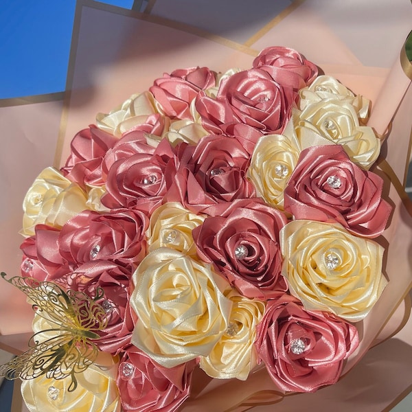 Eternal Ribbon Roses - Etsy