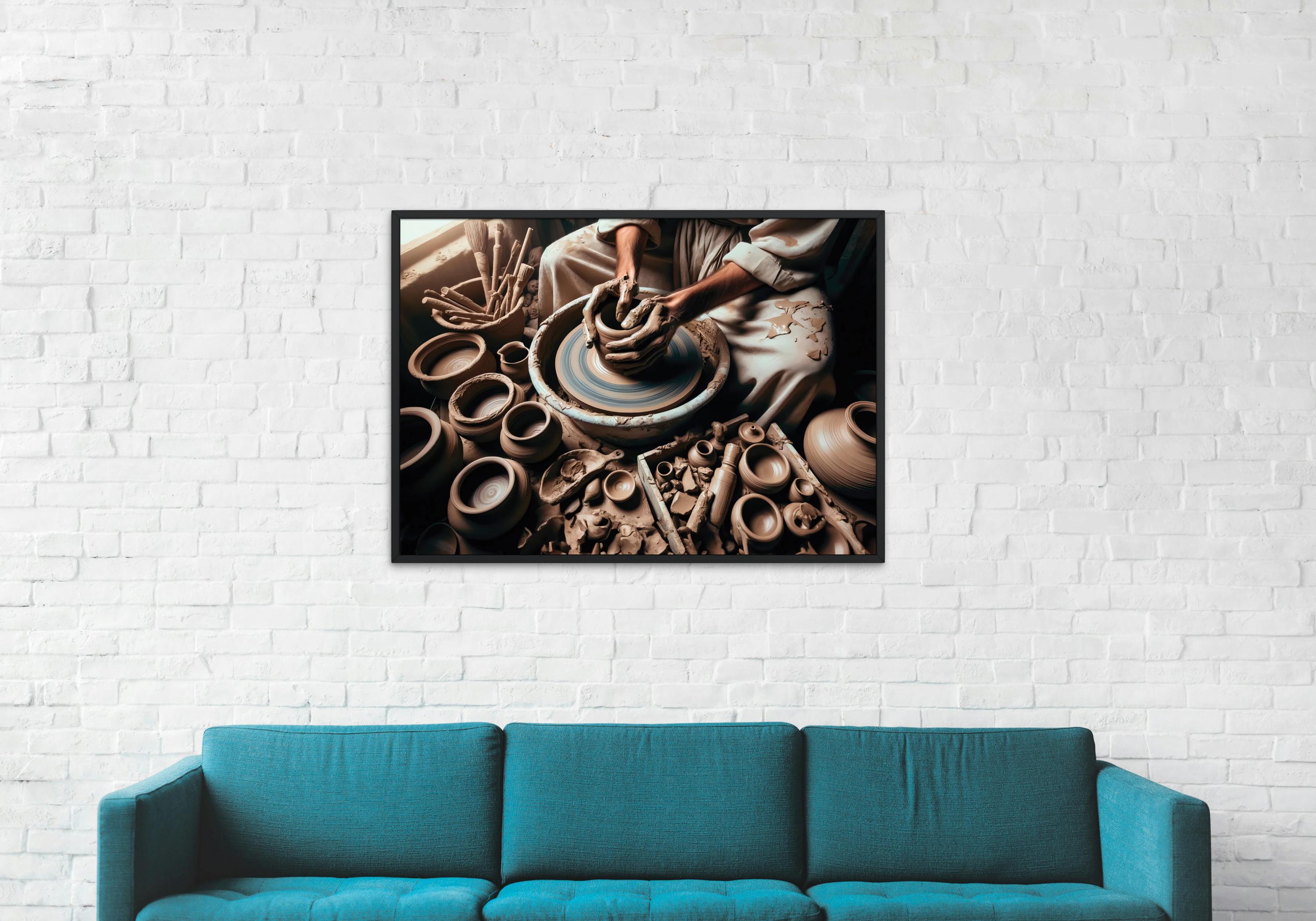 Jesus the Potter - High-resolution Digital Downloadable Art, Christian ...