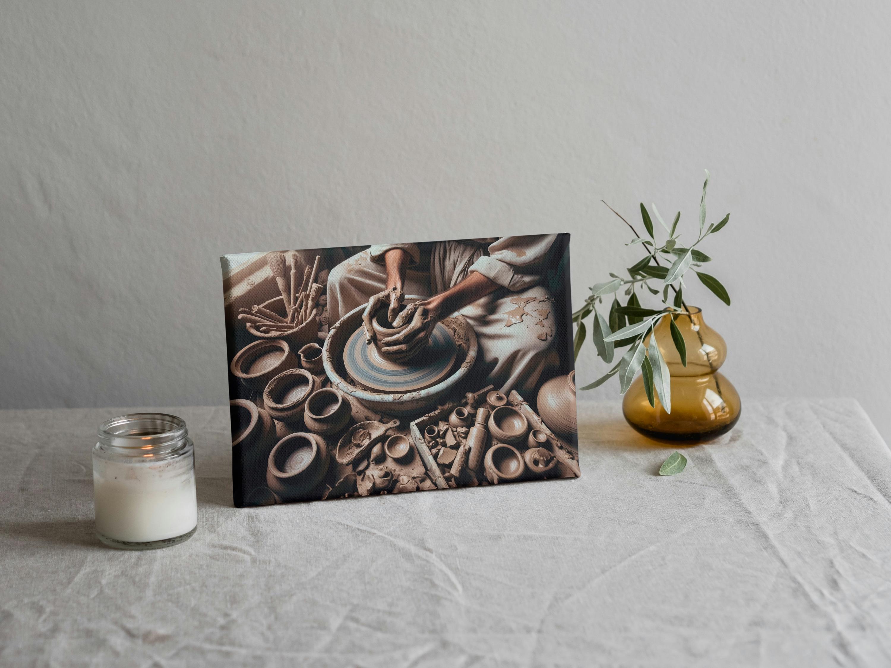 Jesus the Potter - High-resolution Digital Downloadable Art, Christian ...