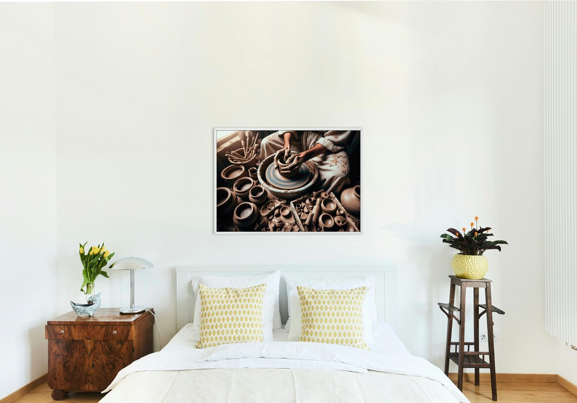 Jesus the Potter - High-resolution Digital Downloadable Art, Christian ...