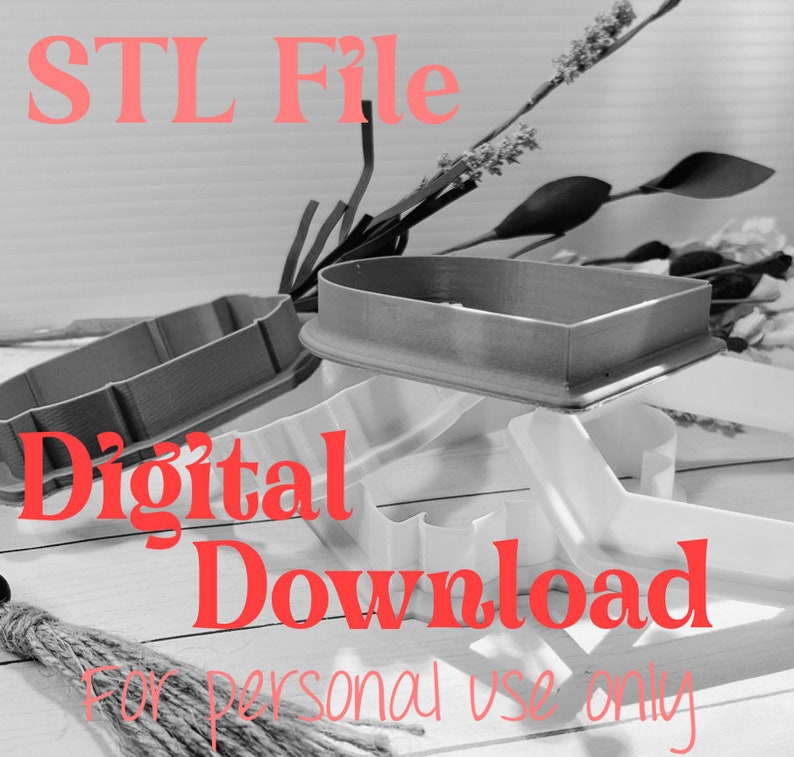 Olive Plaque / Cookie Cutter STL File Instant Download / Cutter Size 4 ...