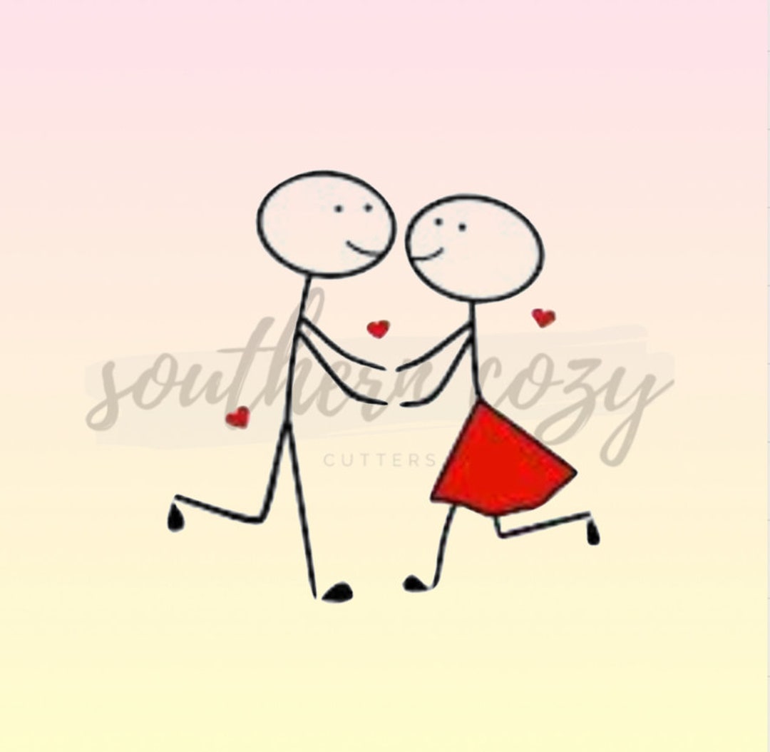 Kissing Sticks 4.5" Cookie Cutter STL File Digital Download - Etsy