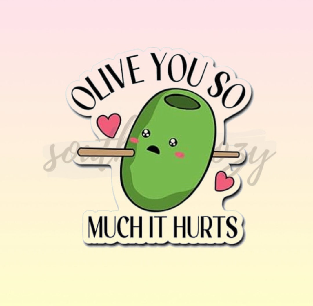 Olive You 4.5" Cookie Cutter STL File Digital Download - Etsy