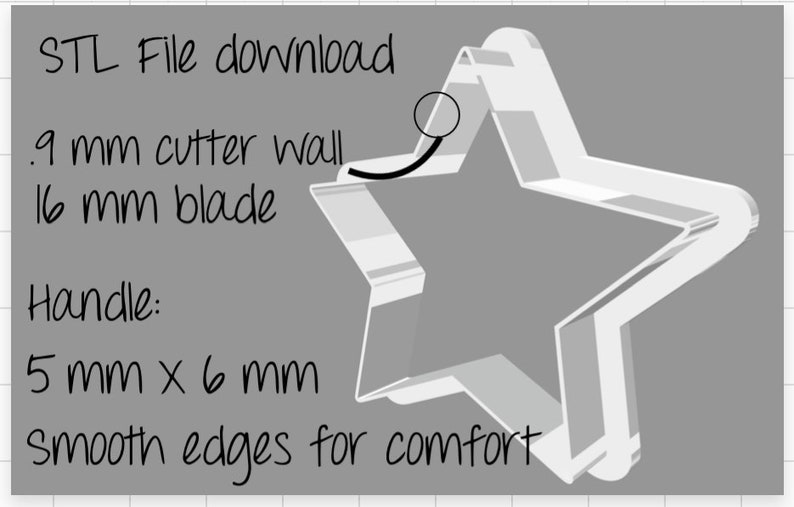 Olive Plaque / Cookie Cutter STL File Instant Download / Cutter Size 4 ...