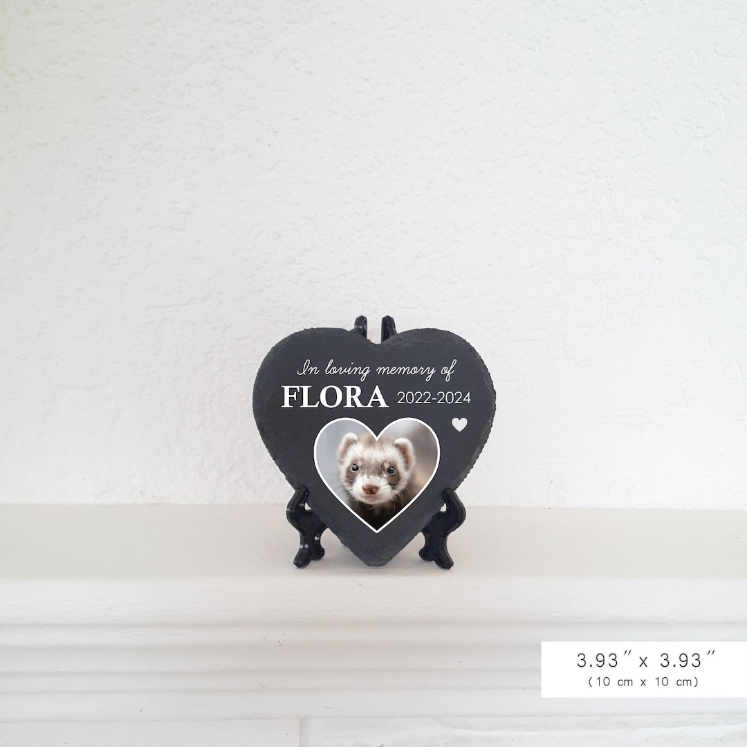 Personalized Ferret Memorial Stone: Slate Pet Grave Marker - Etsy