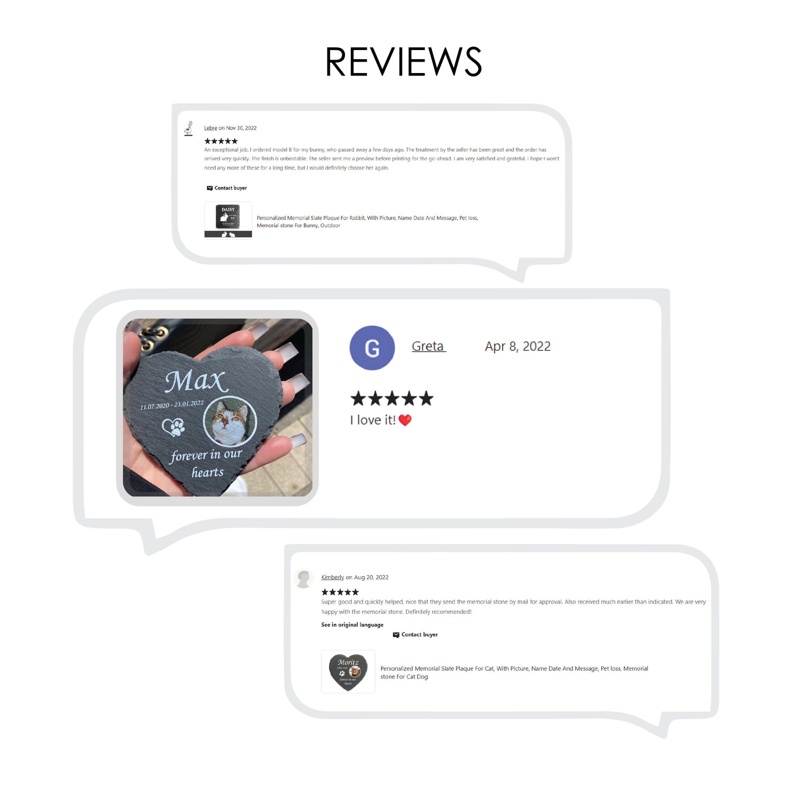 Personalized Rat Memorial Stone, Garden Stone, With Picture, Memorial ...