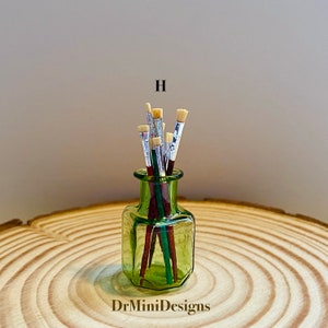 Miniature Art Supplies in 1/12 Scale - Etsy