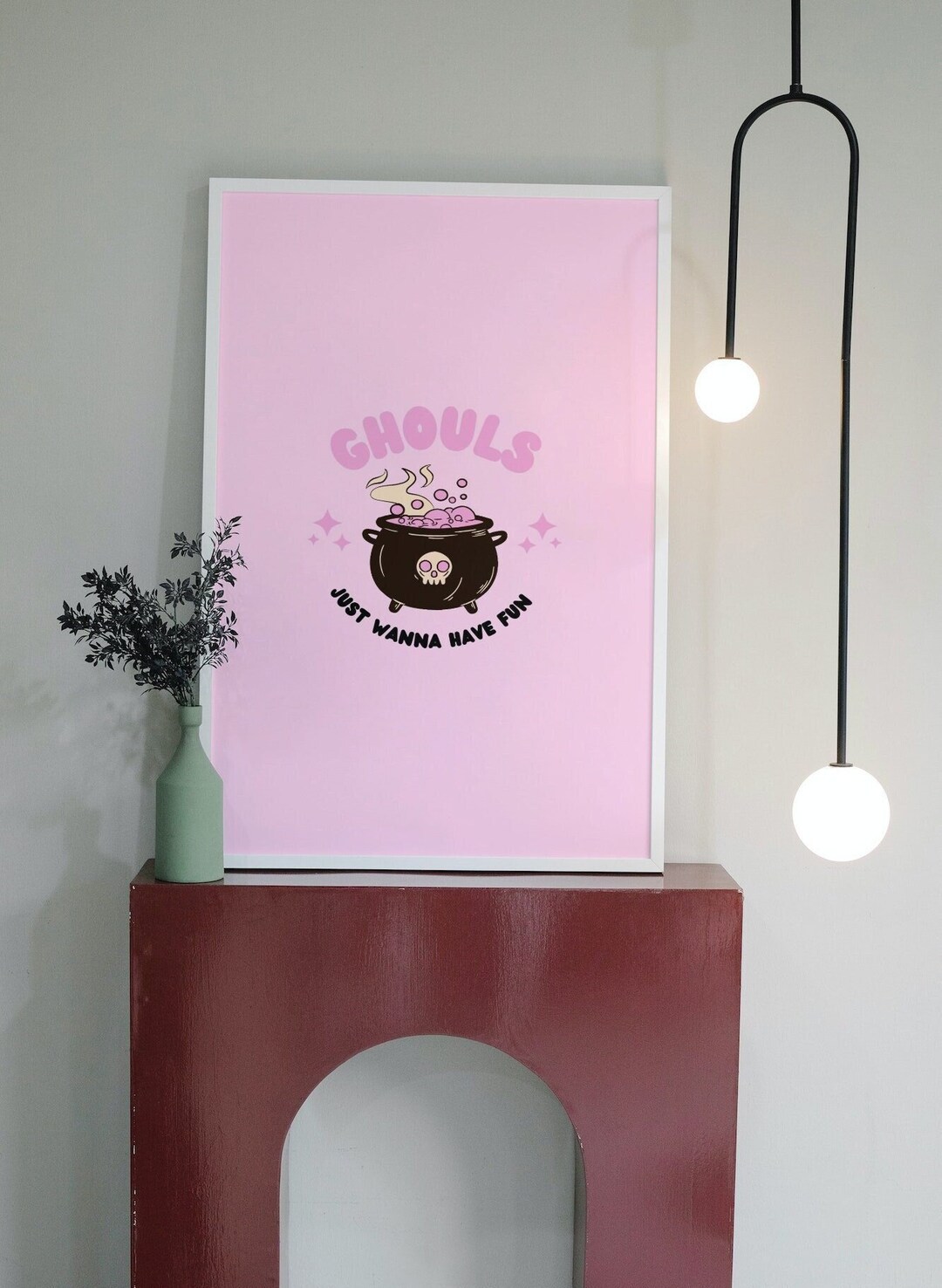 Ghoul Printable Poster, Digital Halloween Posters, Ghouls Just Wanna ...