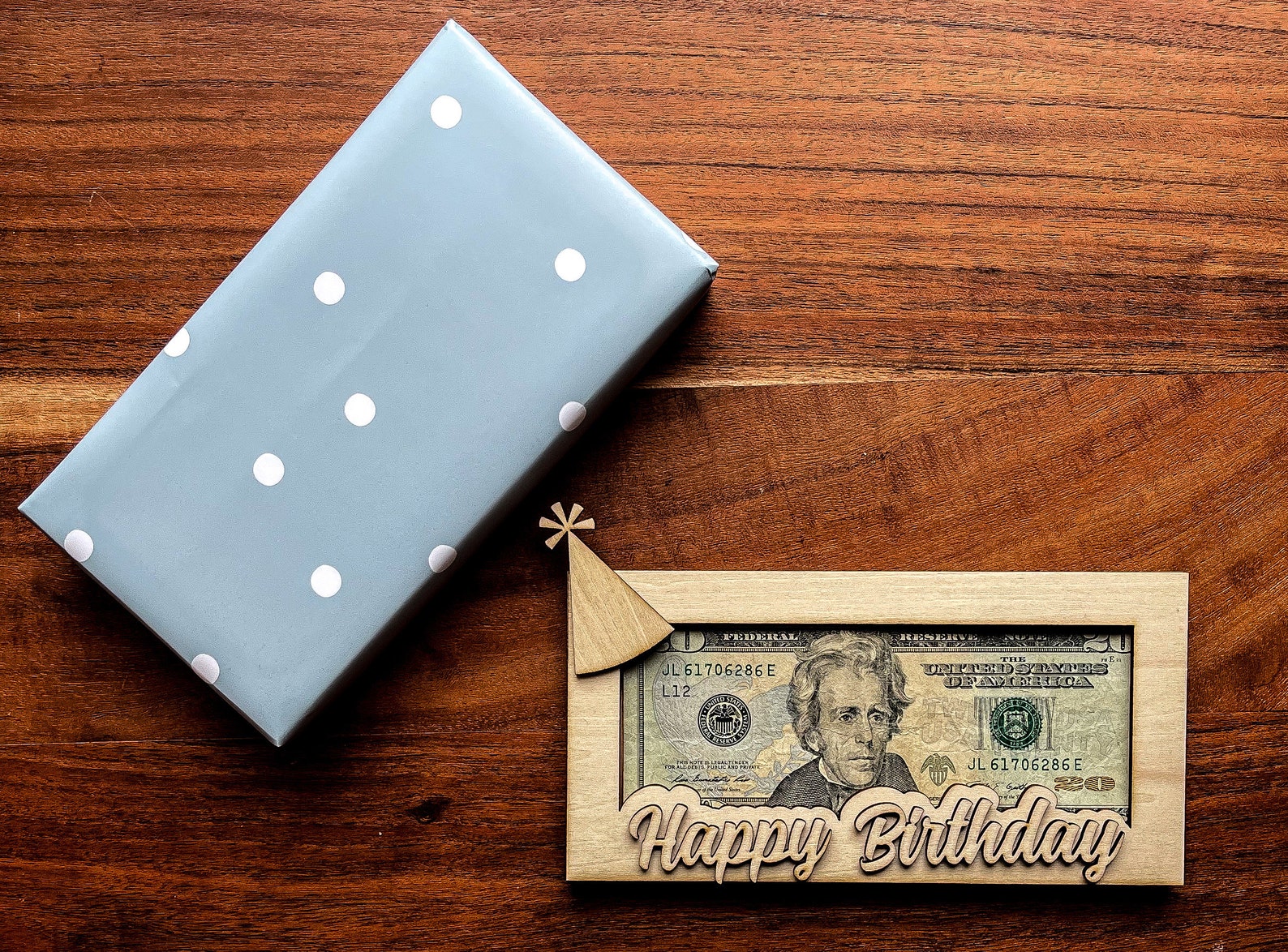 Happy Birthday Cash Holder, Birthday Custom Gift, Cash Gift, Money Card ...