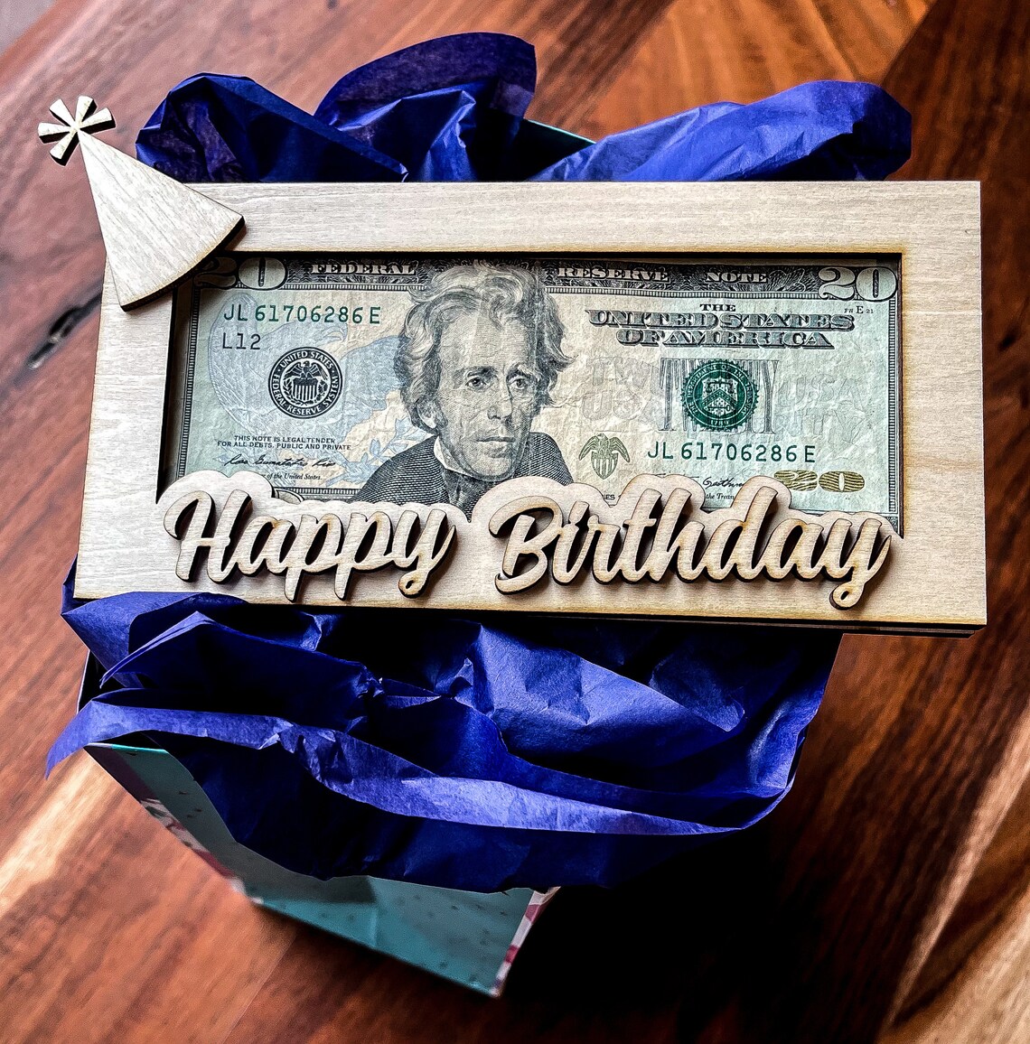 Happy Birthday Cash Holder, Birthday Custom Gift, Cash Gift, Money Card ...