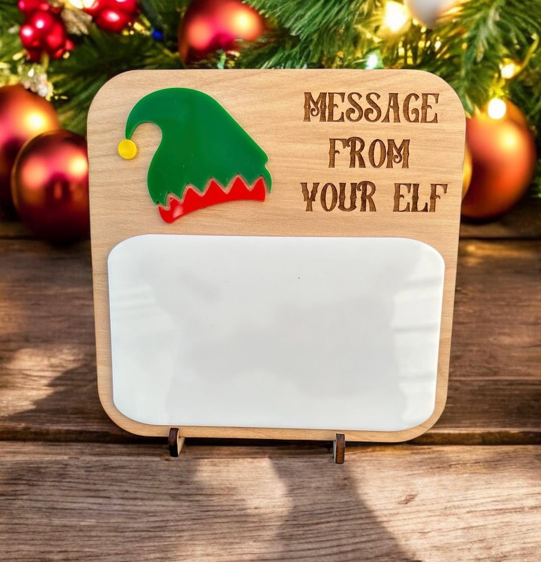 Elf Message Board, Message From Your Elf, Elf Hat Message Board, Elf ...