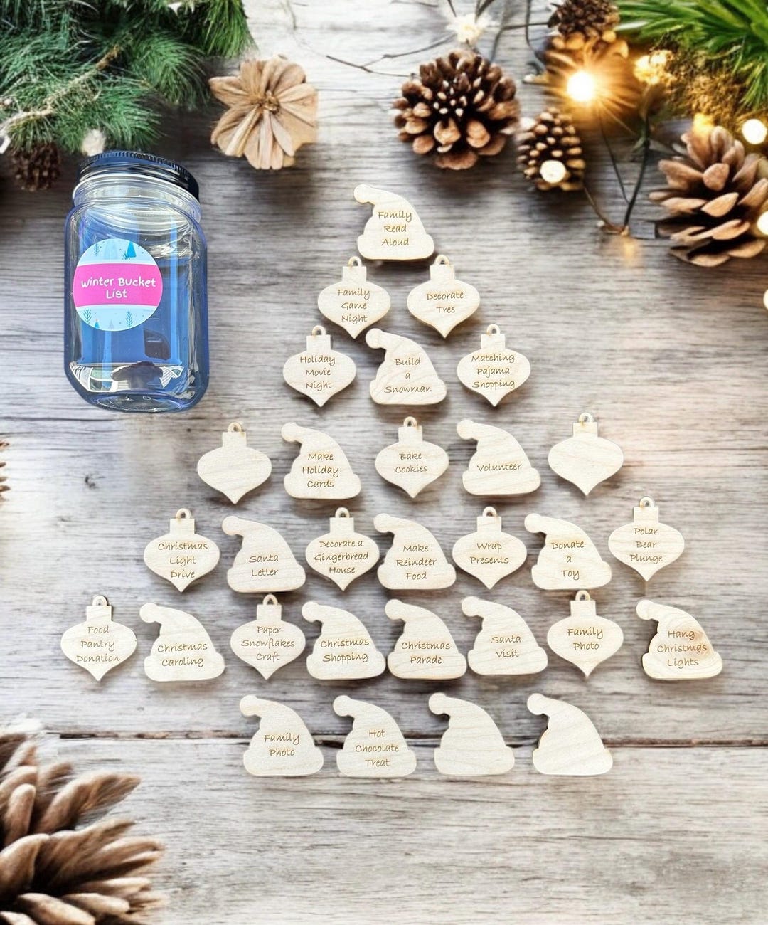 Christmas Activity Tokens, Christmas Bucket List, Christmas to Do ...