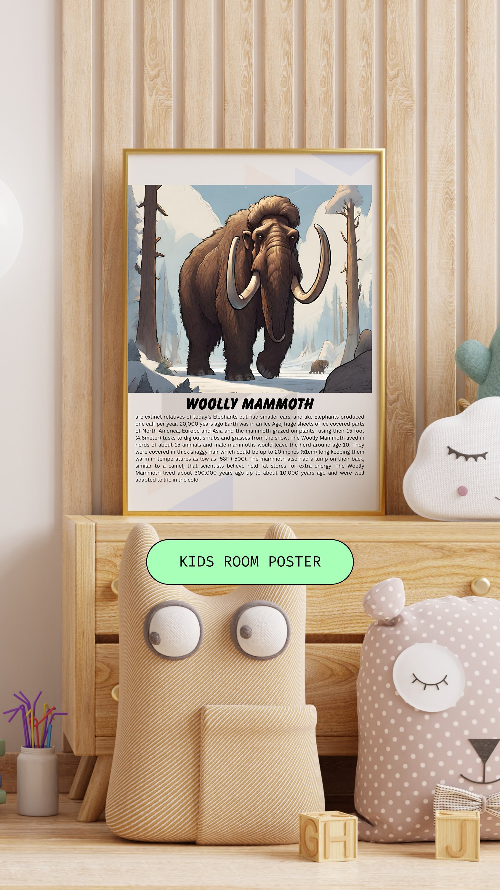 Woolly Mammoth Dinosaur, Dinos for Children, Dinosaur Information and ...