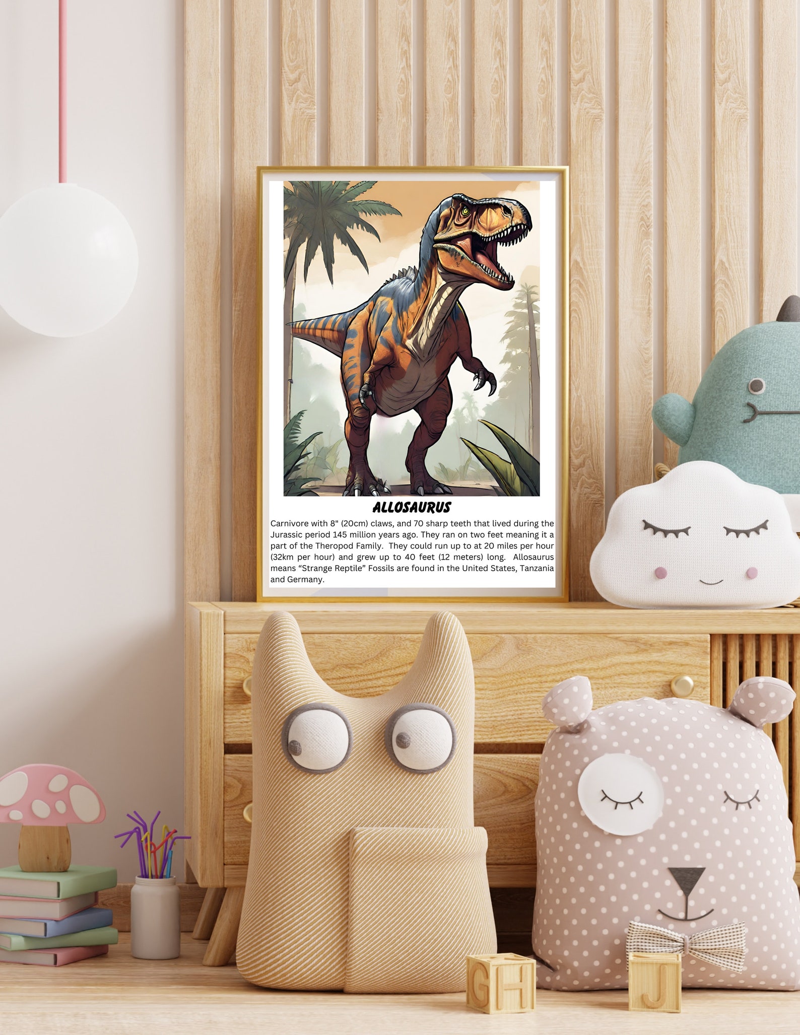 Allosaurus Dinosaur, Dinosaur Fun Facts, Educational and Entertaining ...