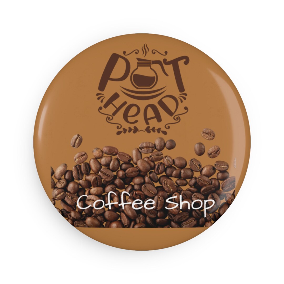 Pot Head Coffee Magnet, Personalized Coffee Magnet, Gifting for Coffee ...