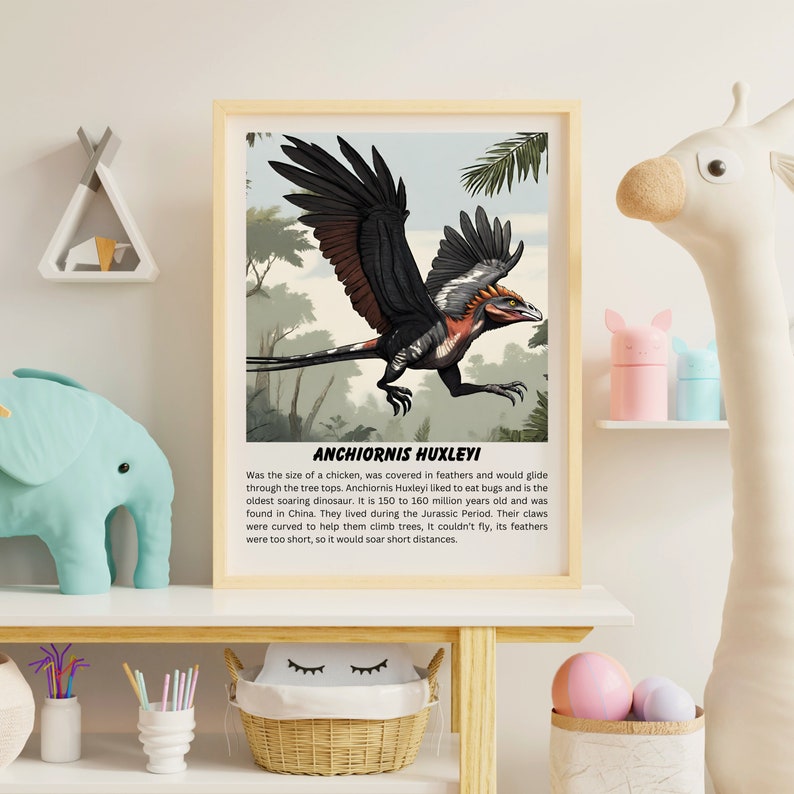 Anchiornis Huxleyi Dinosaur, Learn About Dinosaurs, Educational and Fun ...