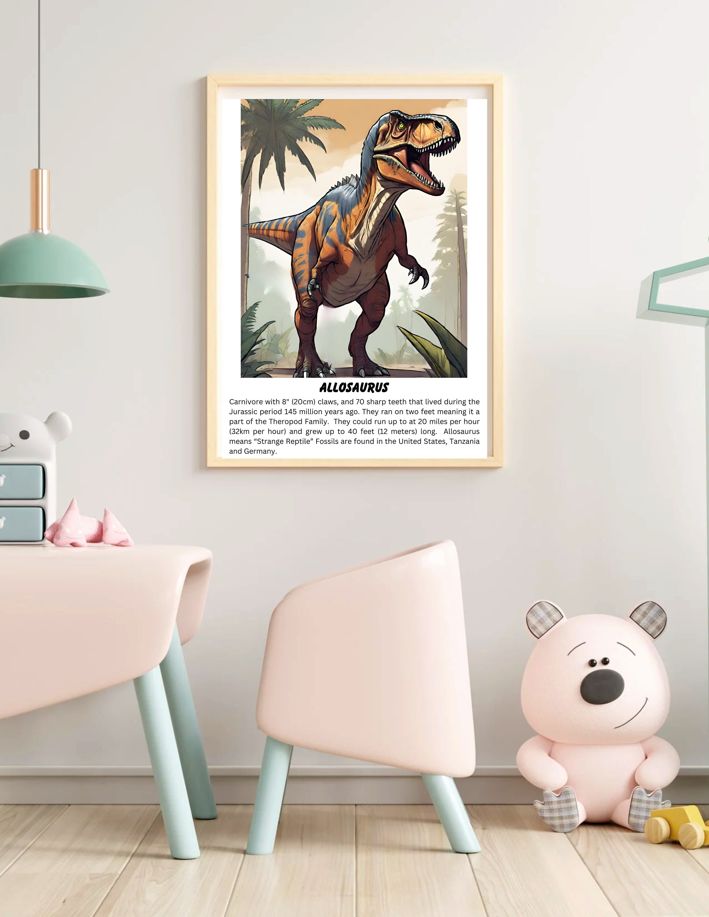 Allosaurus Dinosaur, Dinosaur Fun Facts, Educational and Entertaining ...