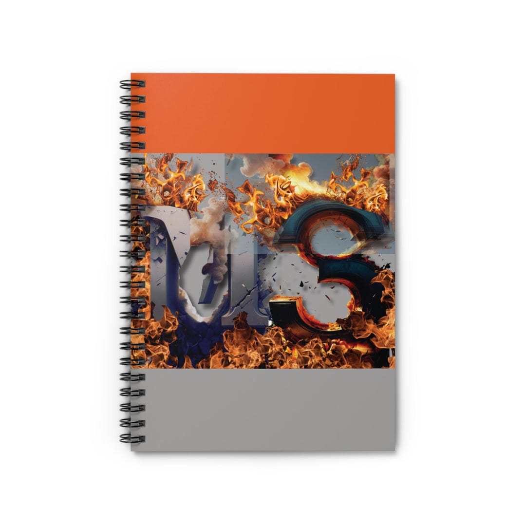 Orange MS Support Spiral Notebook, Blow up Multiple Sclerosis, MS ...