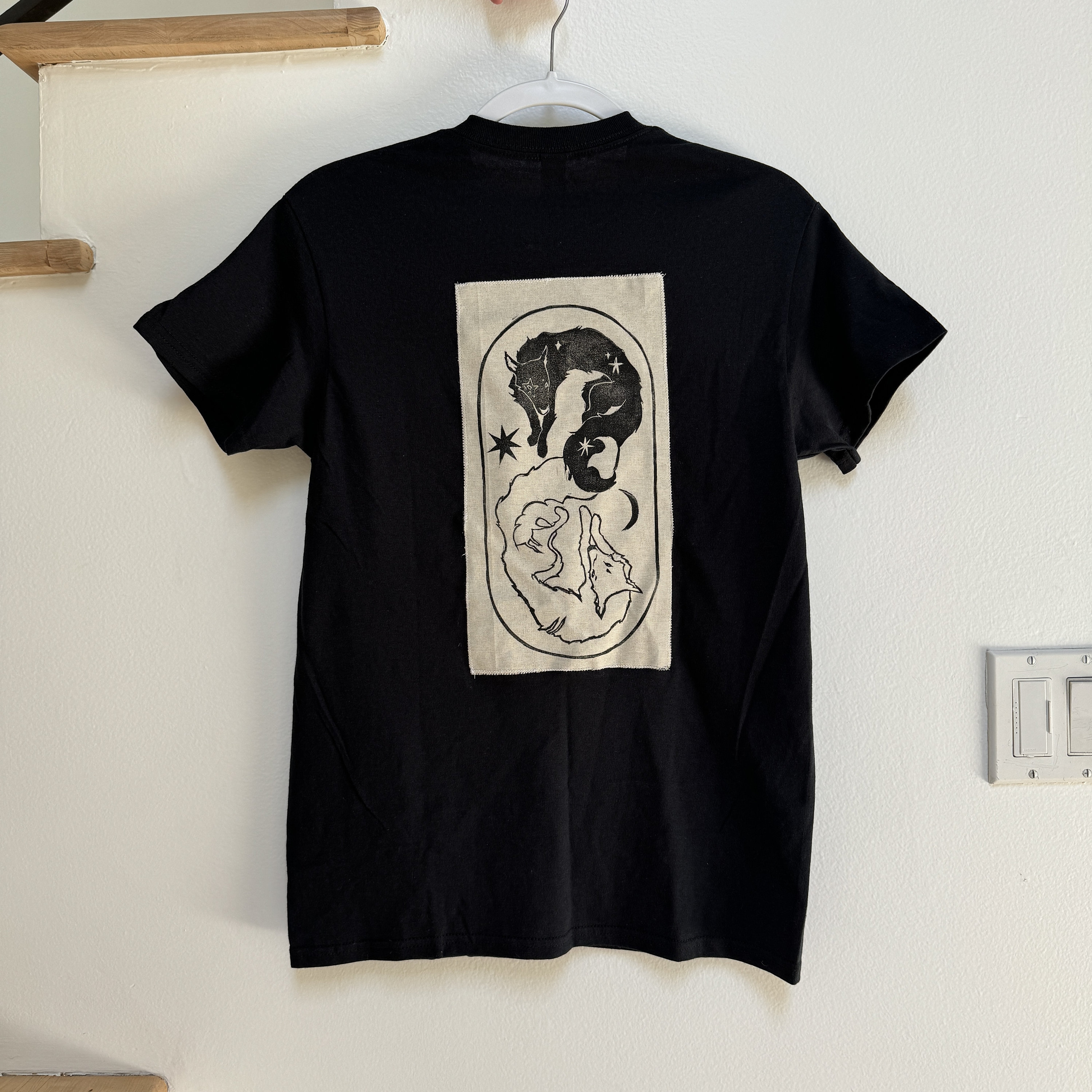 The Dog and the Wolf Block-print Unisex T-shirt - Etsy