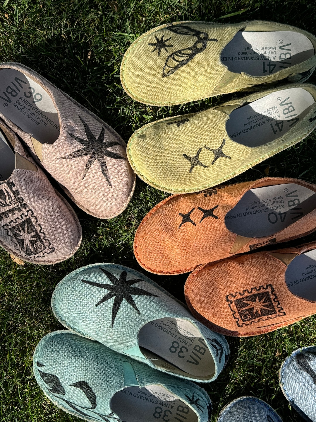 Vibae - Block Printed Vibae Zuma Linen Shoes - Etsy