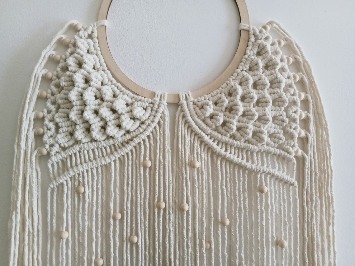 Macrame, Angel Wings, Wall Hanging, Decoration, Handmade Craft - Etsy