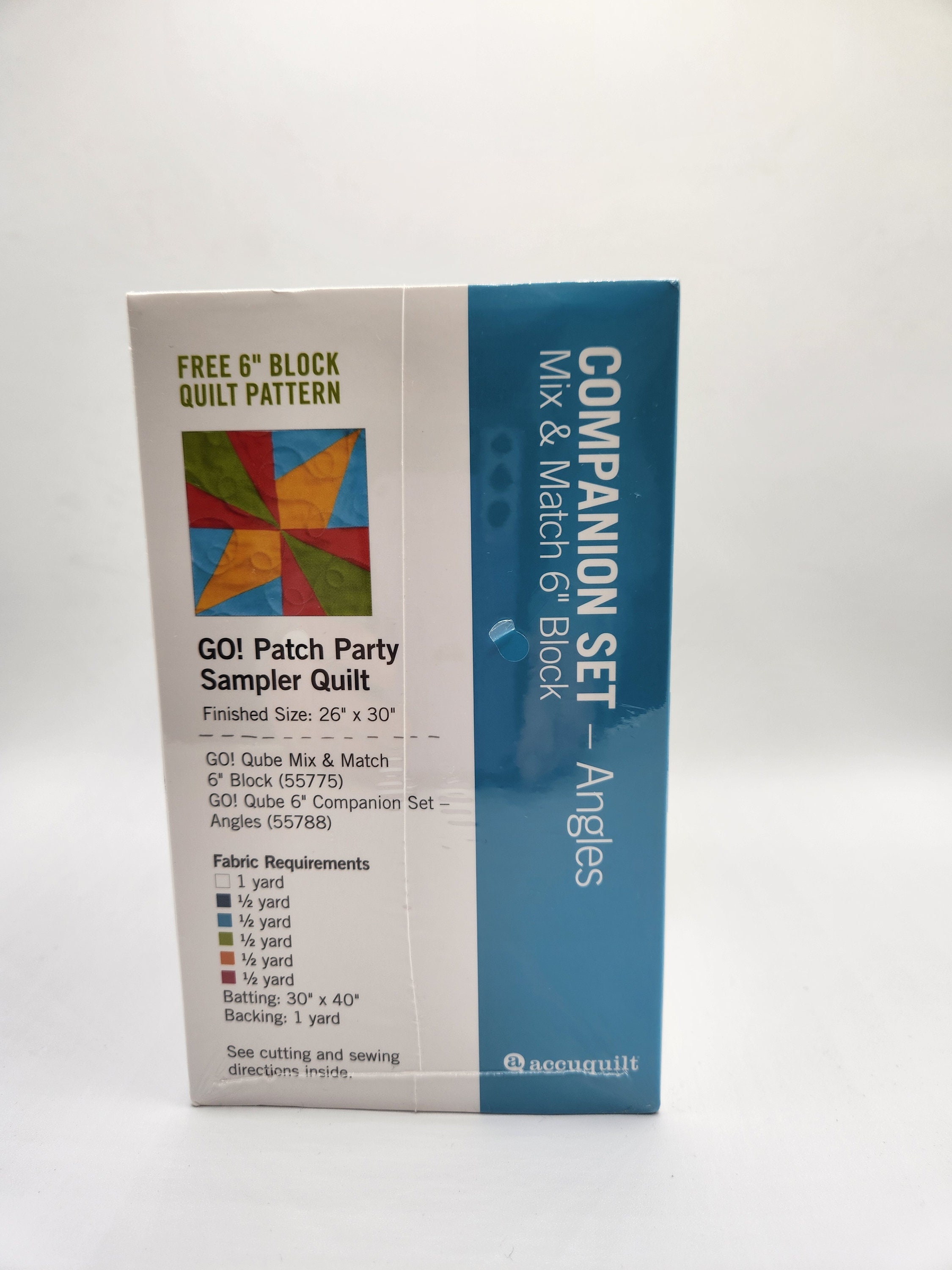 Accuquilt Go Qube Companion Set Angles Mix & Match 6 Block Unopened - Etsy
