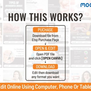 Canva Dental Invisalign Templates Bundle | Invisalign Templates Social ...