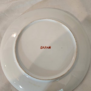 Vintage Japanese Mid-century Hand Painted Red Birds Plate - Etsy