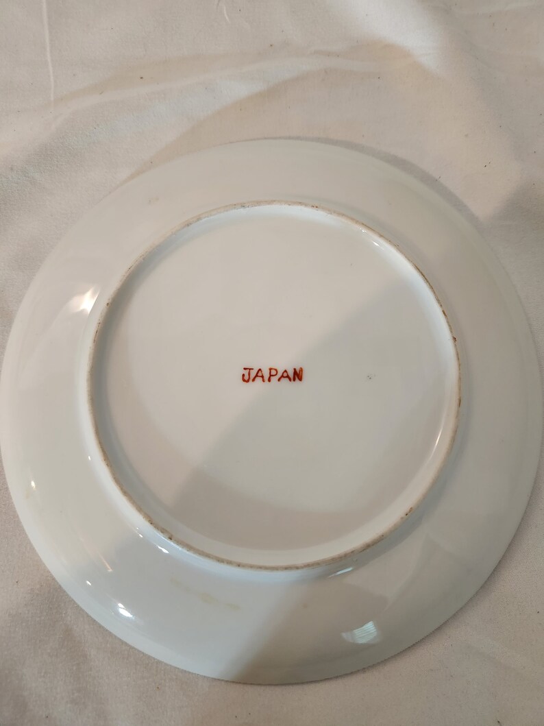 Vintage Japanese Mid-century Hand Painted Red Birds Plate - Etsy