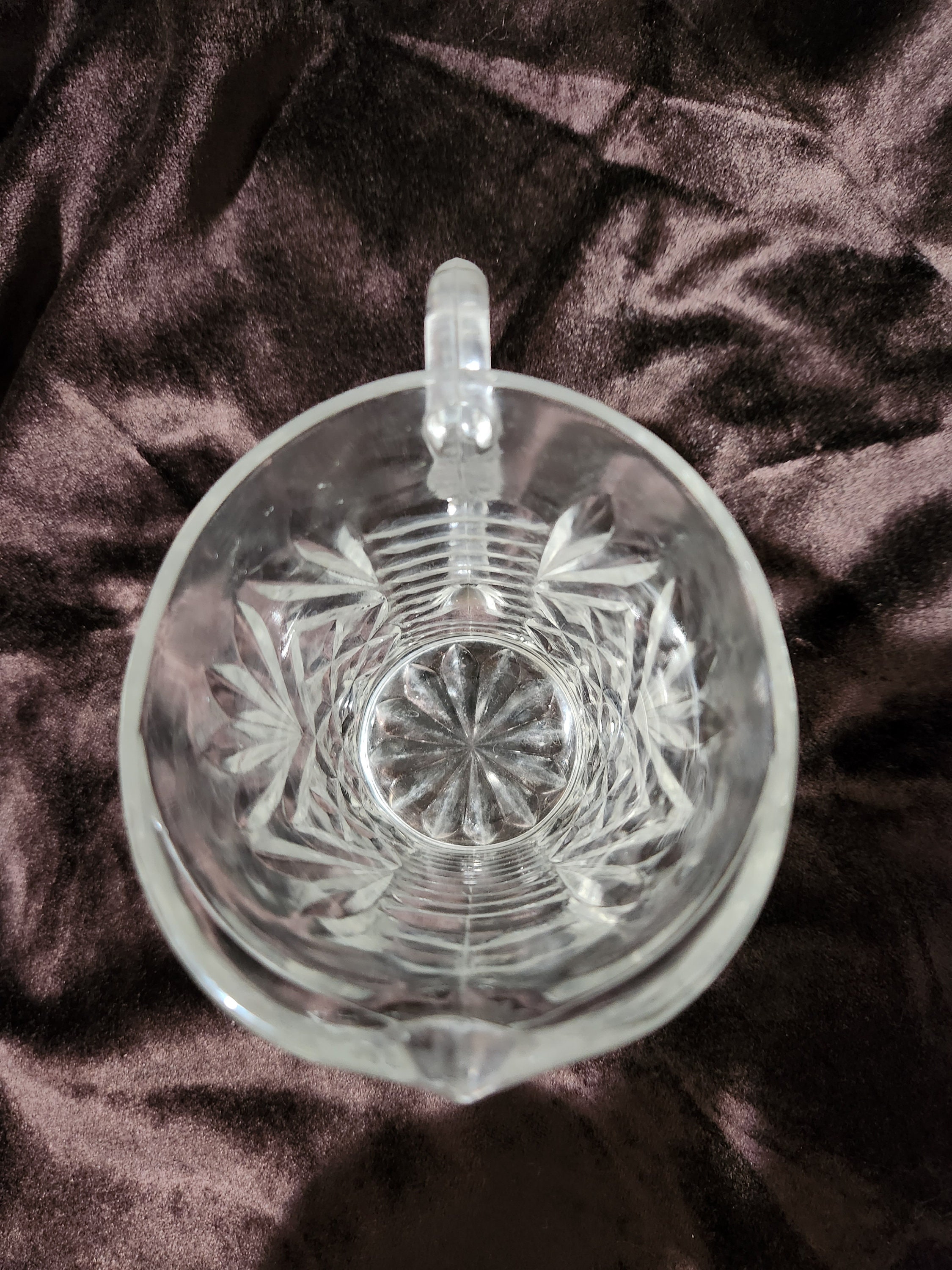 Vintage Anchor Hocking Pineapple Crystal Small Pitcher/creamer - Etsy