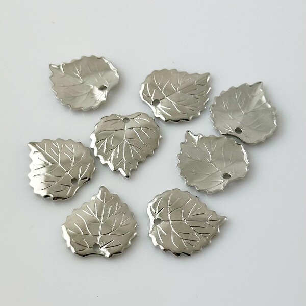 Small Metal Leaves - Etsy