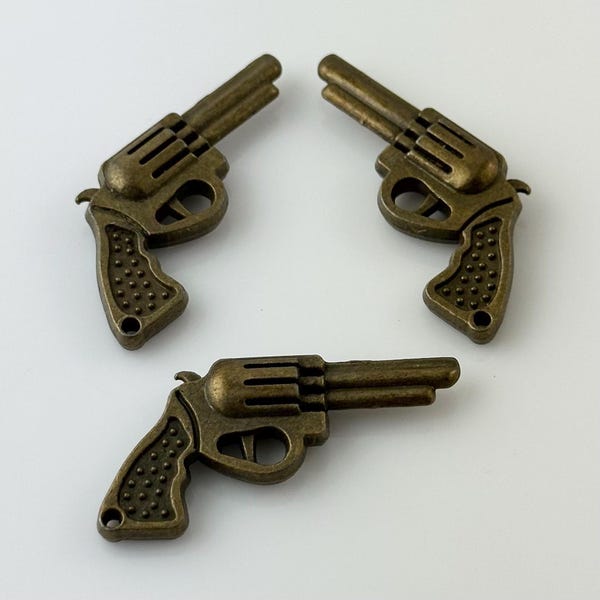 Revolver Charm - Etsy