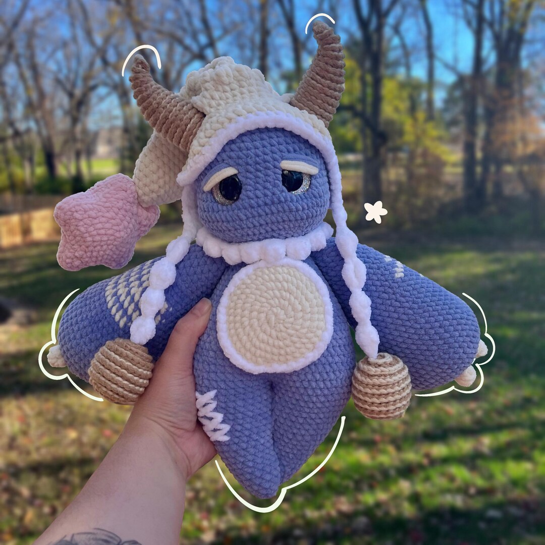 Twilight Tauri Plushie | Amigurumi, Star Sign, Plush, Stuffed Animal ...