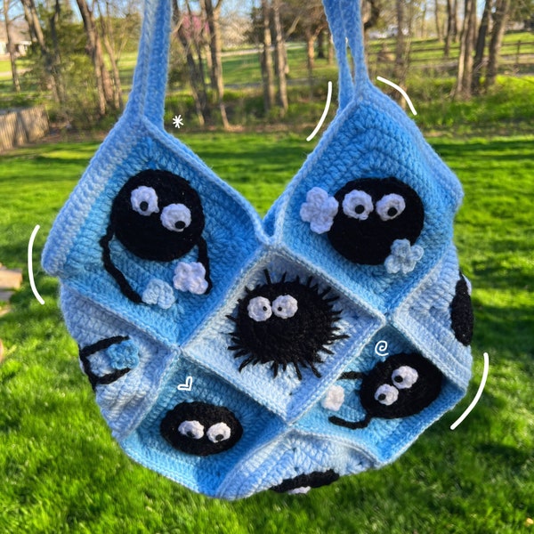 Crochet Studio Ghibli Bag - Etsy