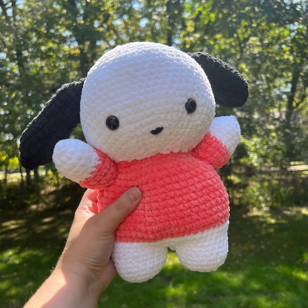 Large Puppy Plushie Amigurumi Pochacco Sanrio Plush - Etsy