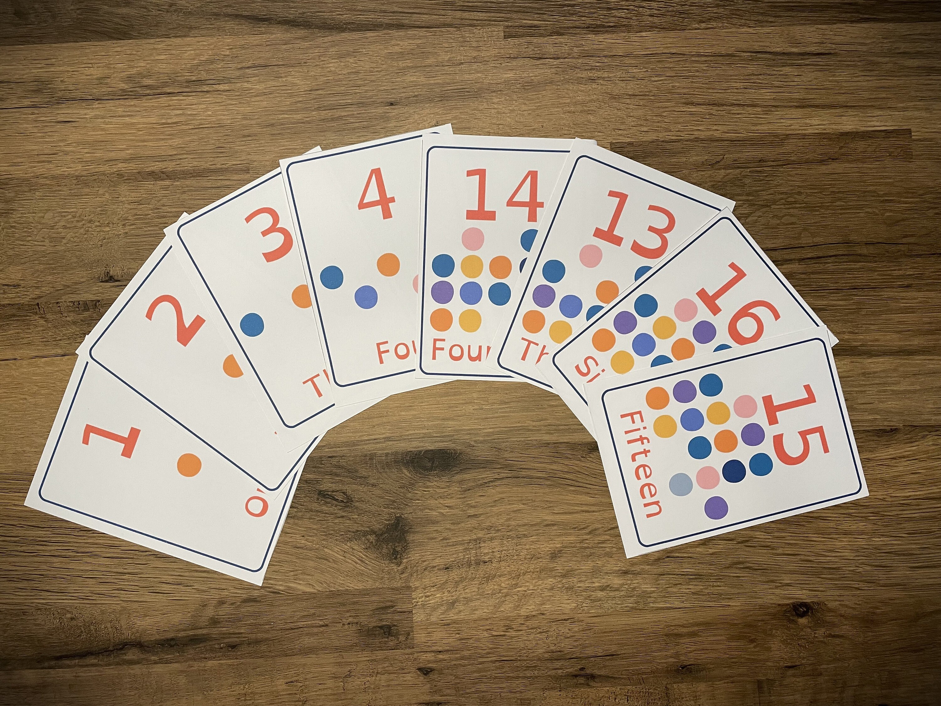 Number Flashcards and Practice Sheets english - Etsy