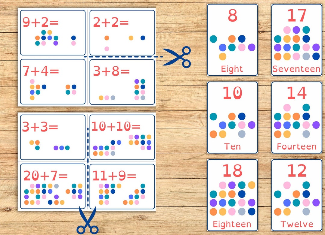 Number Flashcards and Practice Sheets english - Etsy